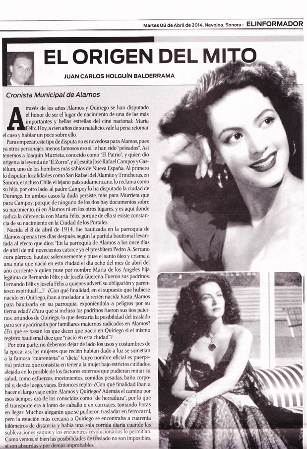 Famous people of álamos